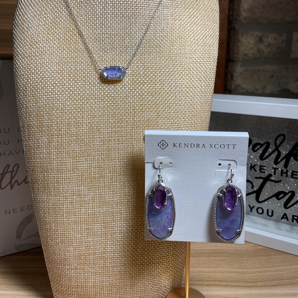 Kendra Scott | Jewelry | Kendra Scott Emmy Elisa Lilac Purple ...